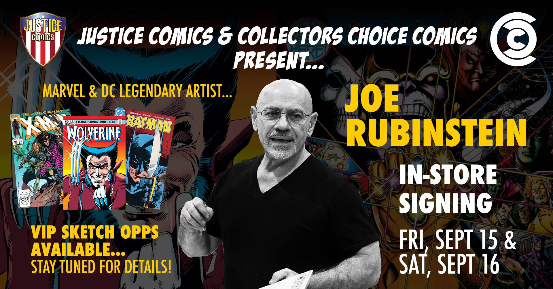Joe Rubinstein B&W Inked Head Shot Pre-Order Sketch Package (no gradin ...