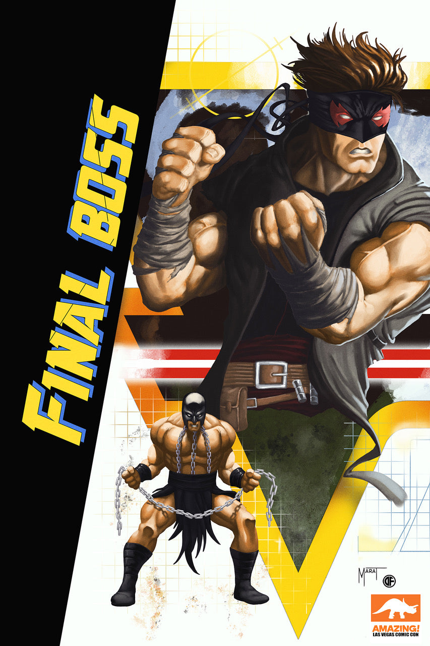 FINAL BOSS #2 CCC/JUSTICE COMICS VEGAS CON EXCLUSIVE by Marat Mychaels ...
